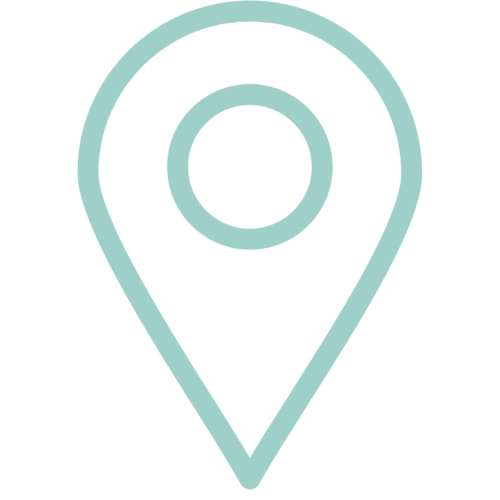 Teal Map Pin | New School Montessori